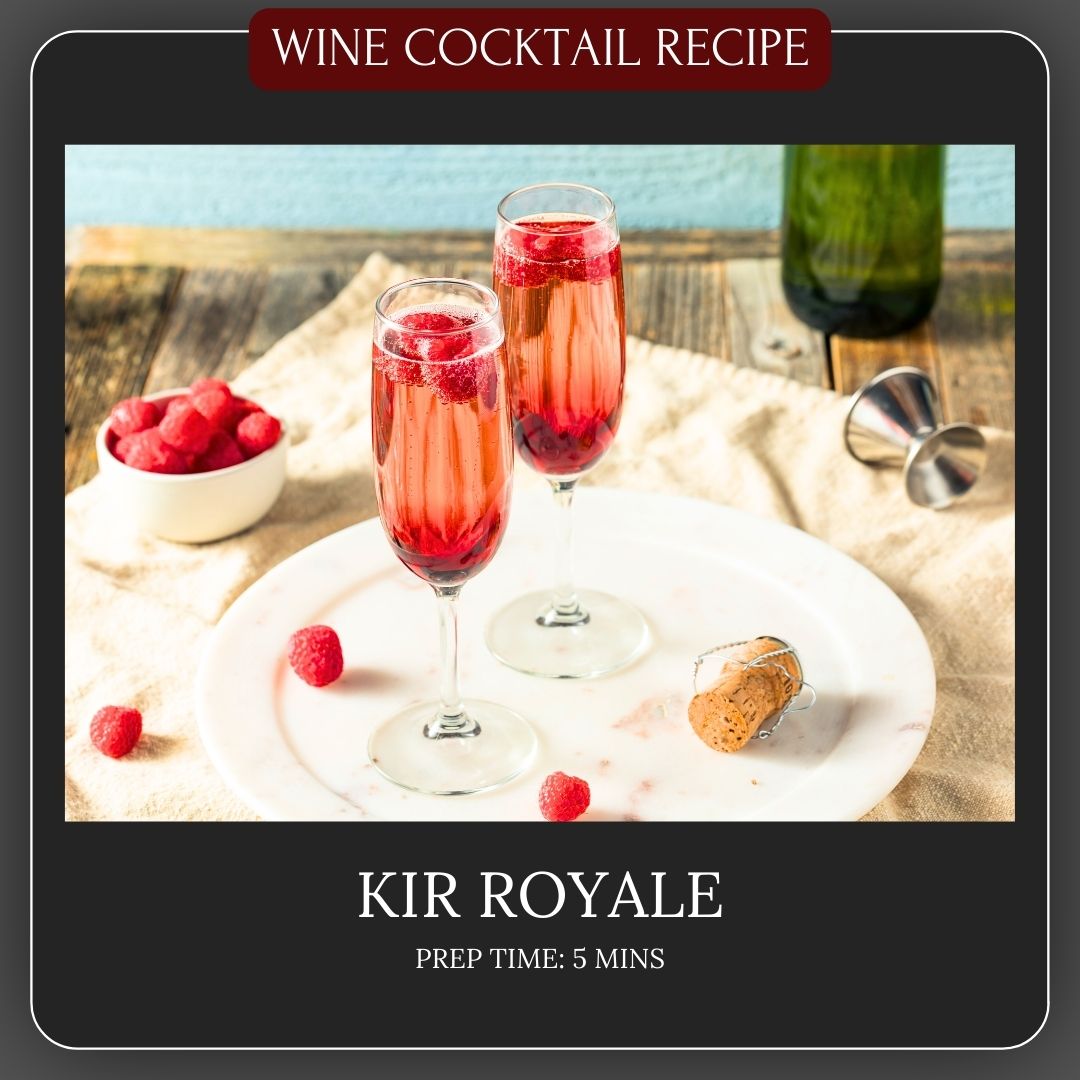 Wine Recipe: Kir Royale | Maitre de Vin – Maitre de Vin® | Smart Multi-function Wine Cooler and ...