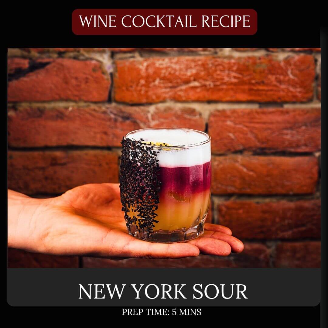 Wine Recipe: The New York Sour – Maitre de Vin® | Smart Multi-function ...