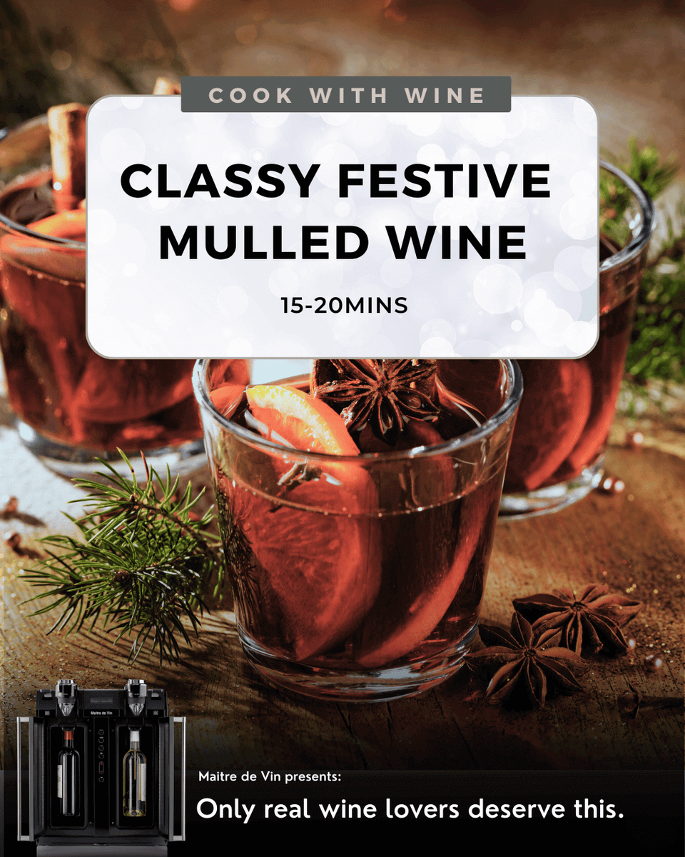 食谱: 热红酒 (Mulled Wine) – Maitre de Vin® | Smart Multi-function Wine ...