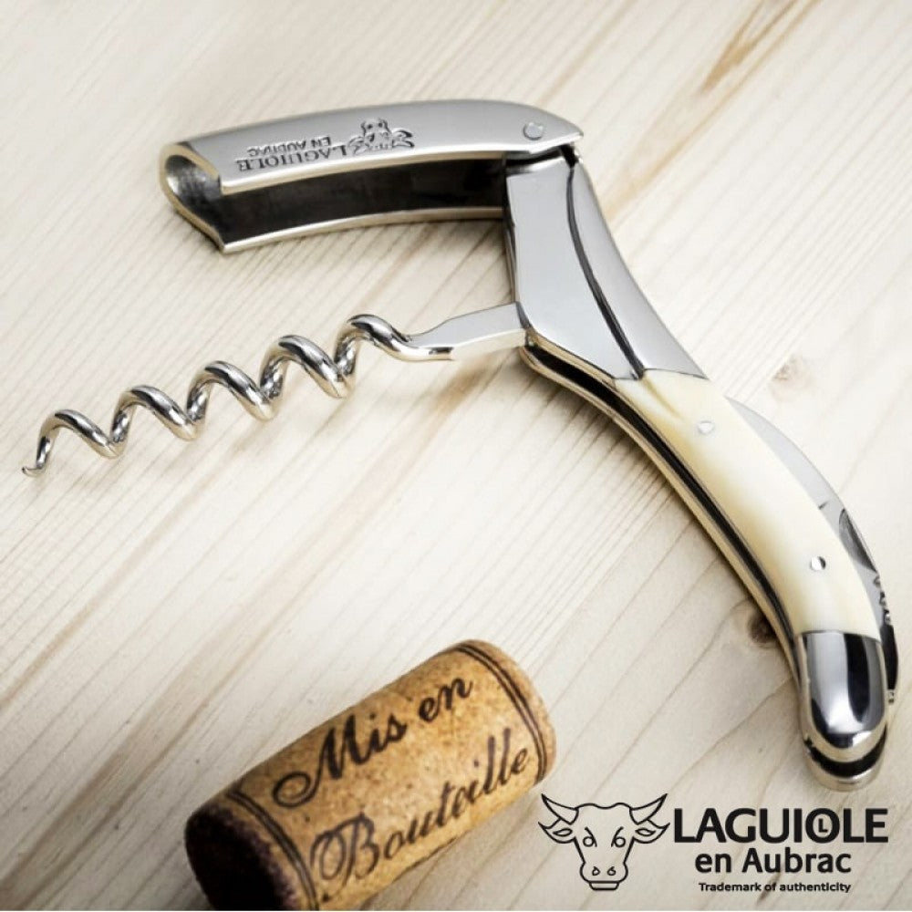 Laguiole en Aubrac Handmade Bone Handle Sommelier Knife – Maitre de Vin® | Smart Multi-function ...
